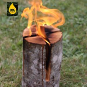 Swedish Torch - Birch (Small) - Pack of 3 | Chimineashop.co.uk